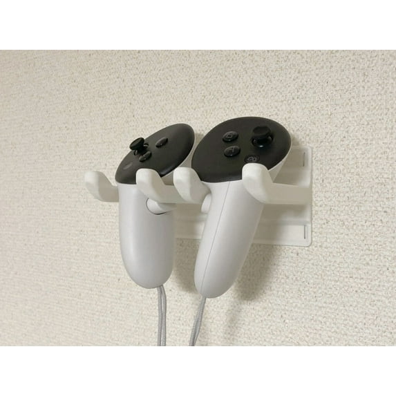 ELARA- Custom Wall Mount For Meta Quest 3 Controllers 2-Pack Black ...
