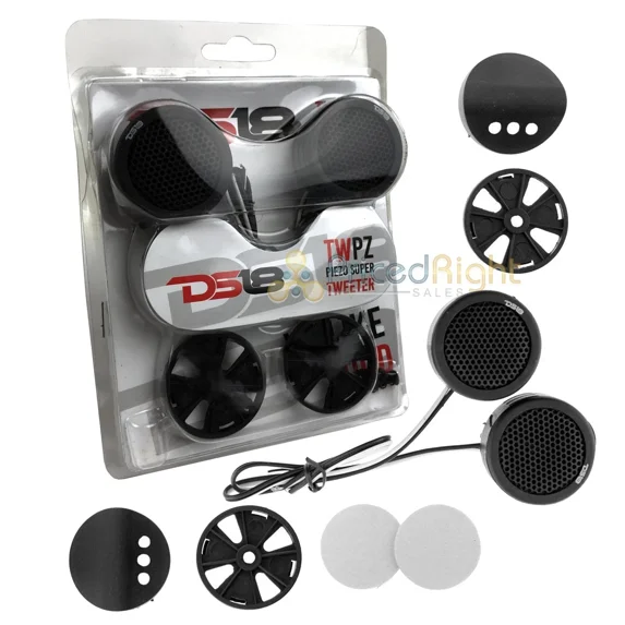 ELARA- Ds18 Twpz 1" Inch Mirco Dome Tweeters 4 Ohms 80 Watts Max Built ...