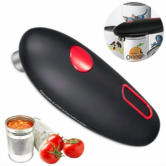 ELARA- Electric Commercial Can Opener Automatic Smooth Edge Handle Easy ...
