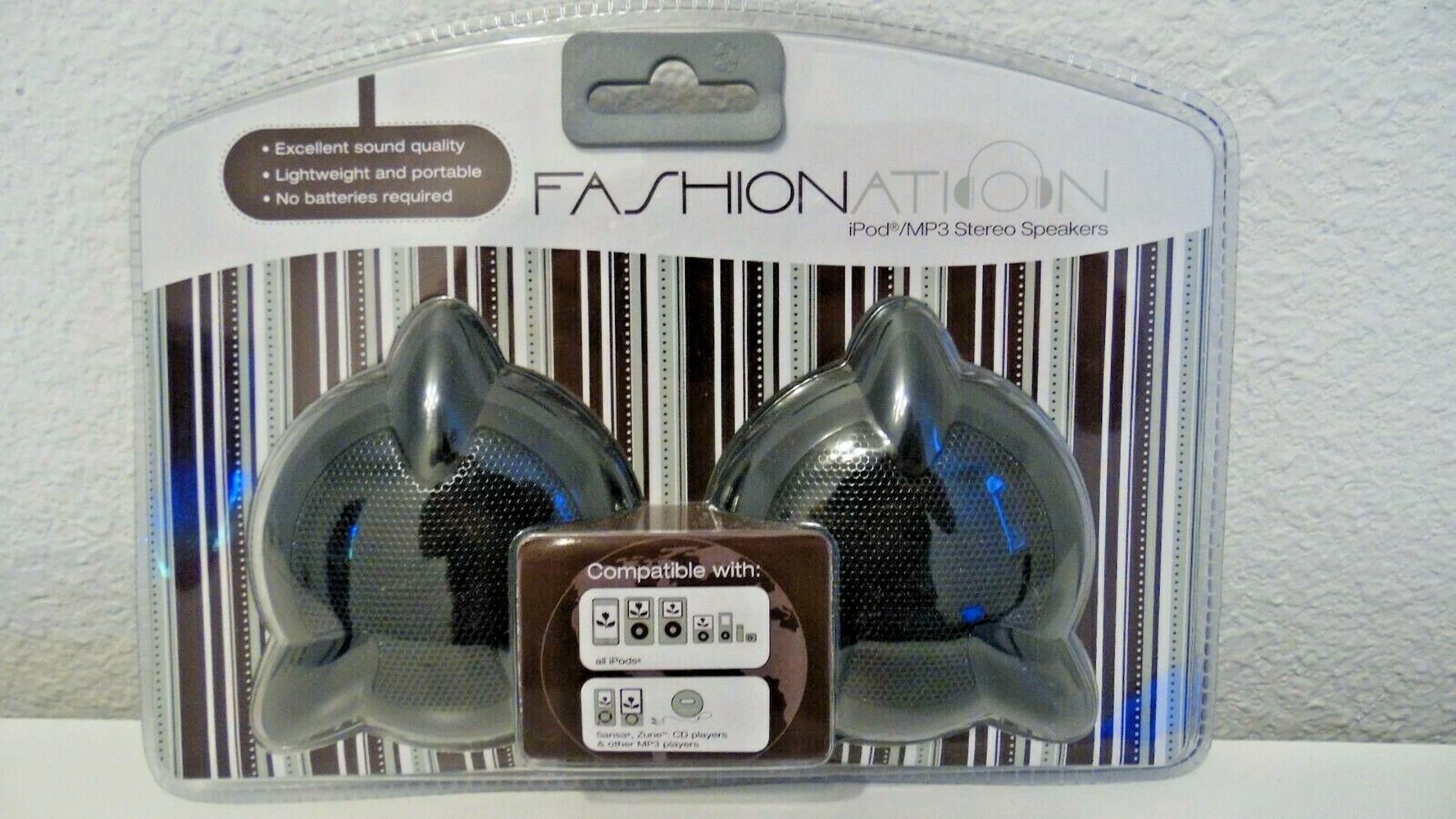 ELARA- Fashionation Ipod/Mp3 Computer Stereo Speakers Lightweight No ...