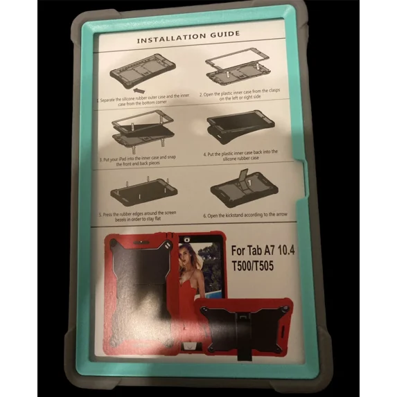 ELARA- For Galaxy Tab A7 10.4 Inch Case(2020) Heavy Duty Rugged Full ...