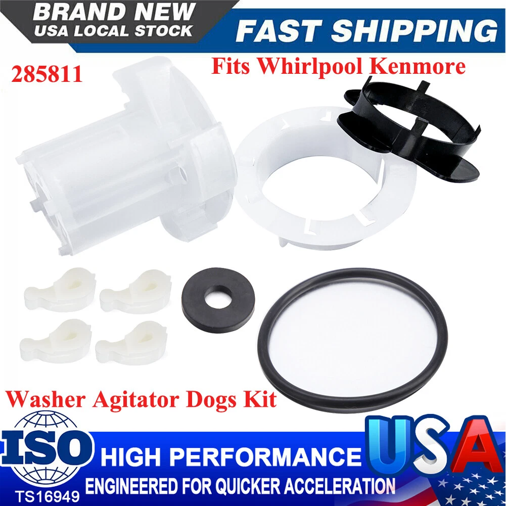 ELARA- For Whirlpool Kenmore Roper Washer Agitator Dogs Cam Kit Washing ...