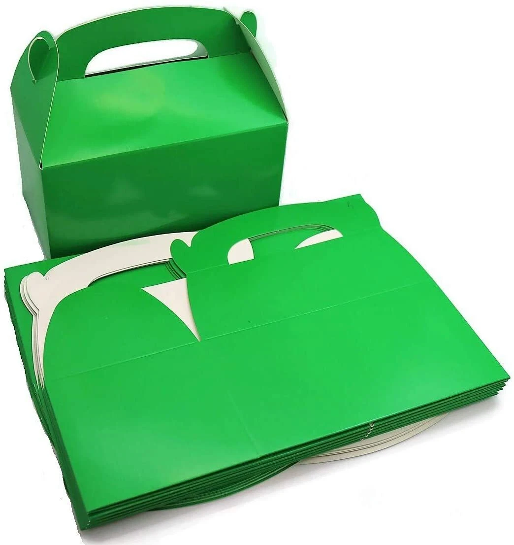 ELARA- Green Treat Favor Boxes (12 Pack) Paper Cardboard. - Walmart.com
