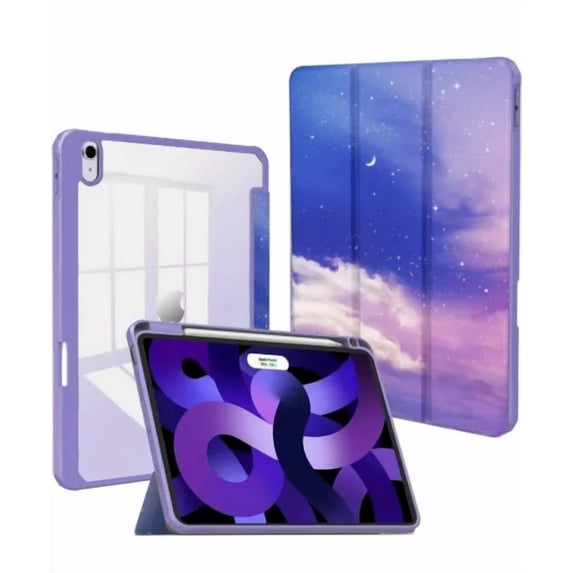 ELARA- Ipad Air 5Th Generation Case, Feams Slim Lightweight Trifold ...