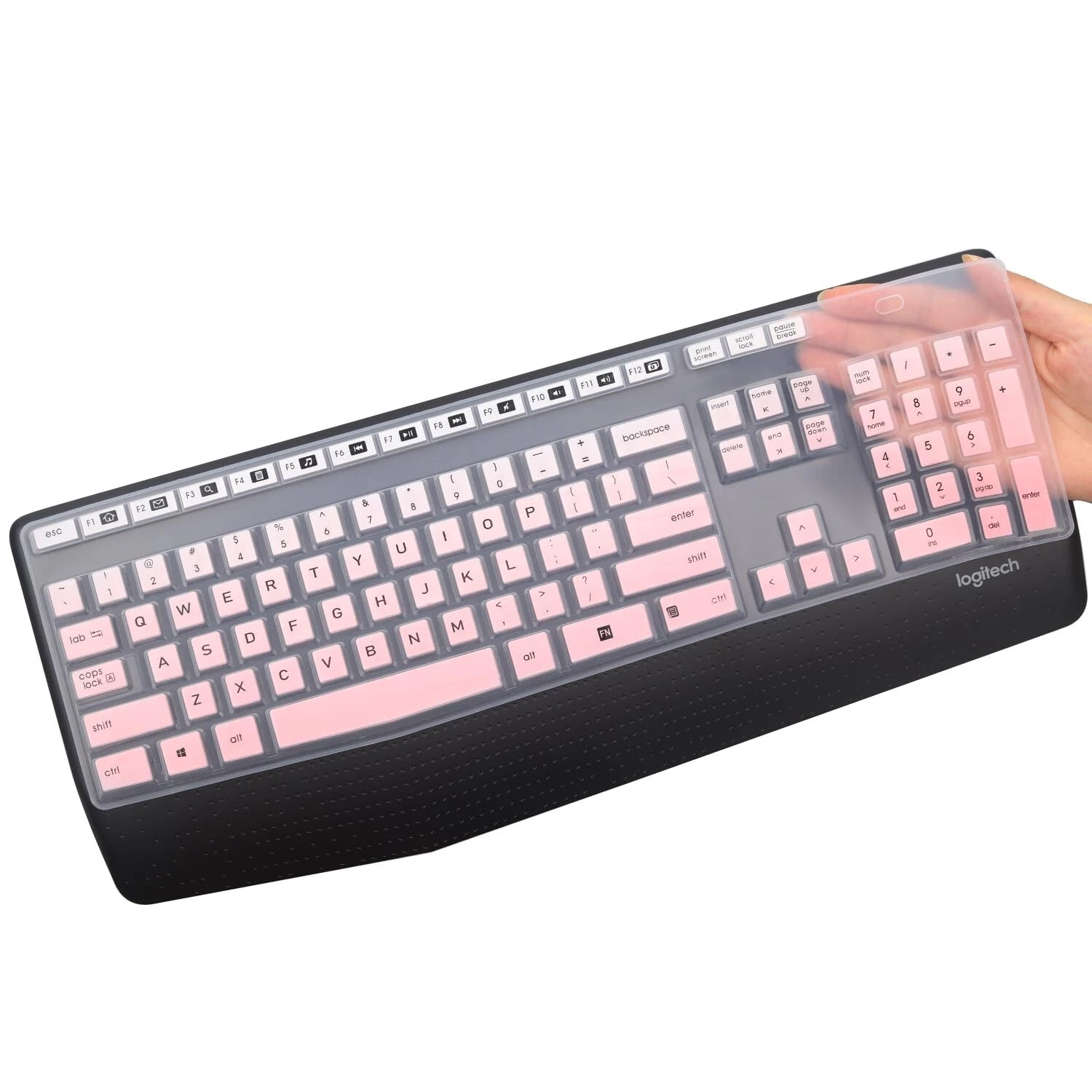 ELARA- Keyboard Cover For Logitech Mk345 Wireless Combo Full-Sized ...