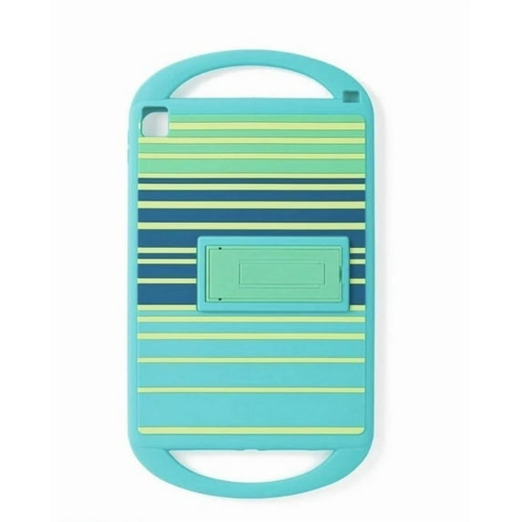 ELARA- Komar Kids Blue/Green Stripes Kids' Ipad Case W/Stand - Walmart.com