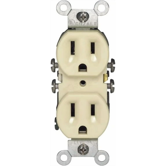 ELARA- Leviton Impact Resistant Duplex Receptacle 125V 15A 1-Pack ...