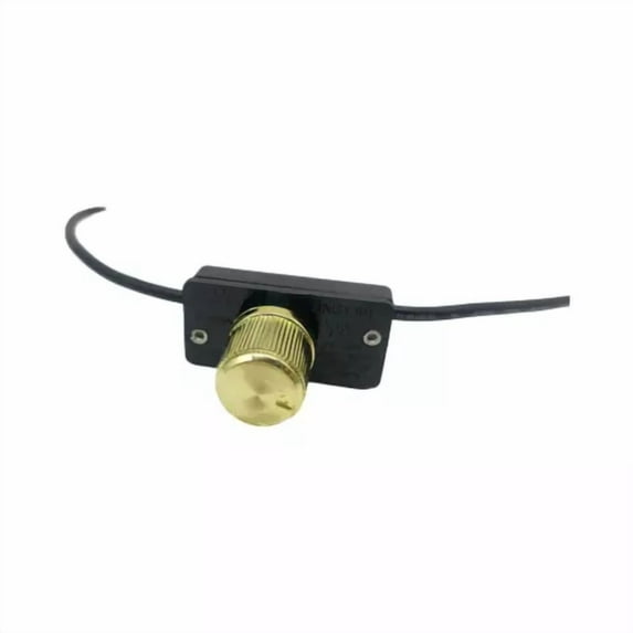 ELARA- New 500W Ze-256 Rotary Dimmer Light Lamp Switch Brass 1-2-3 Gear ...