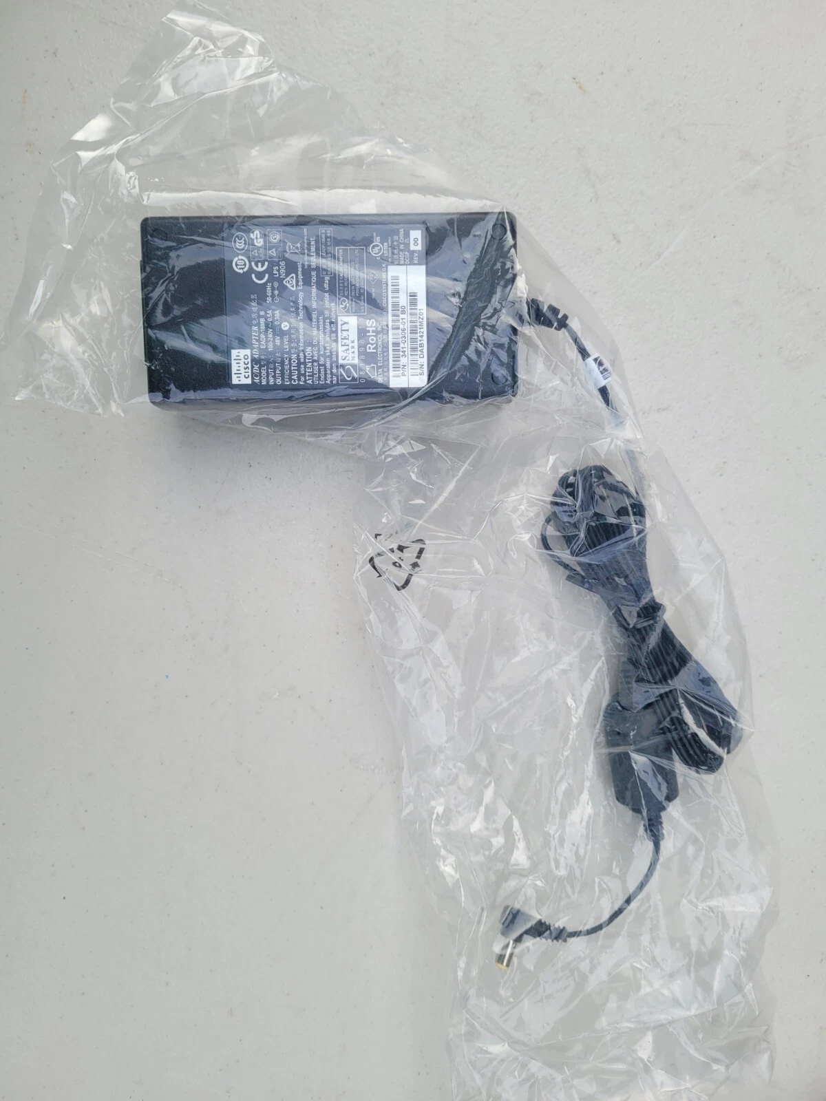 ELARA- New Genuine Cisco Ac/Dc Adapter Eadp-18Mb P/N 341-0306-01 Bo 48V ...