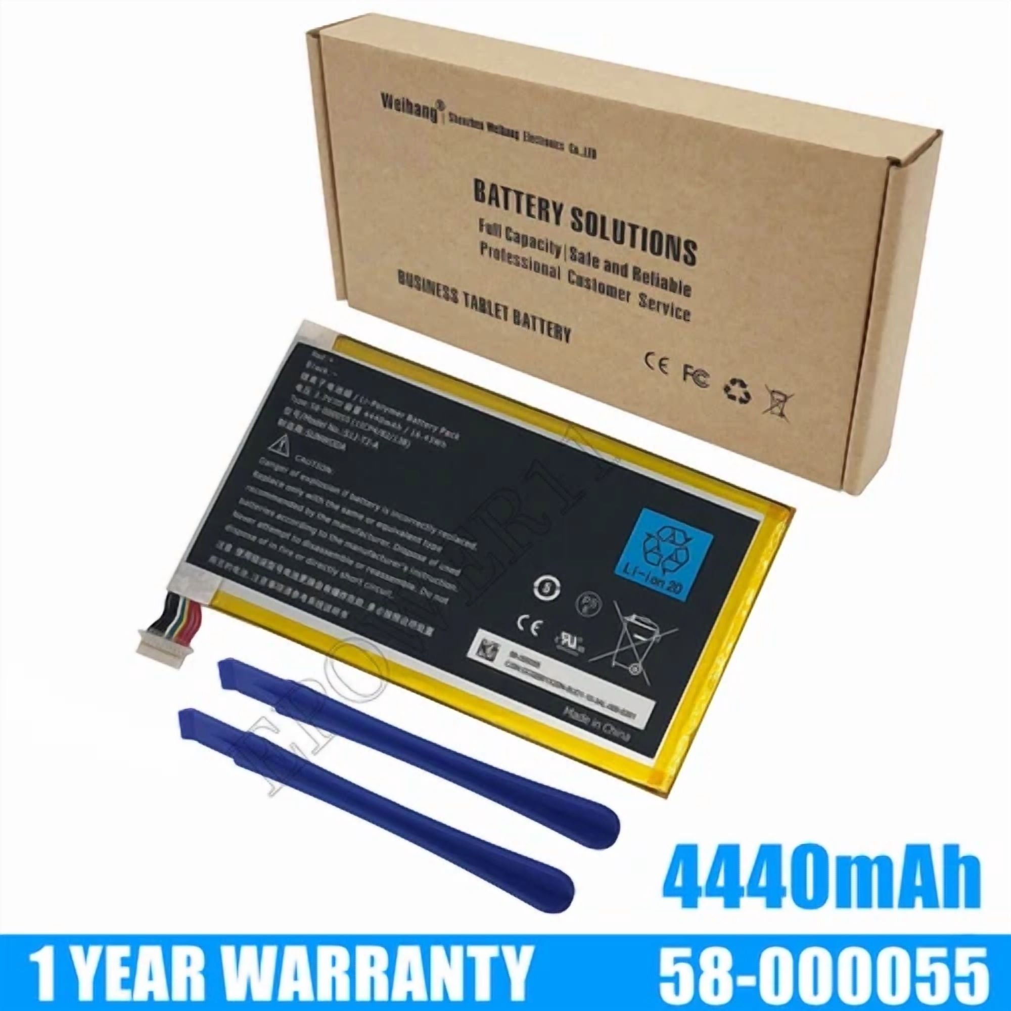 ELARA- New Oem Genuine Battery For Amazon Fire Hd 7" 3Rd Gen P48Wvb4 ...