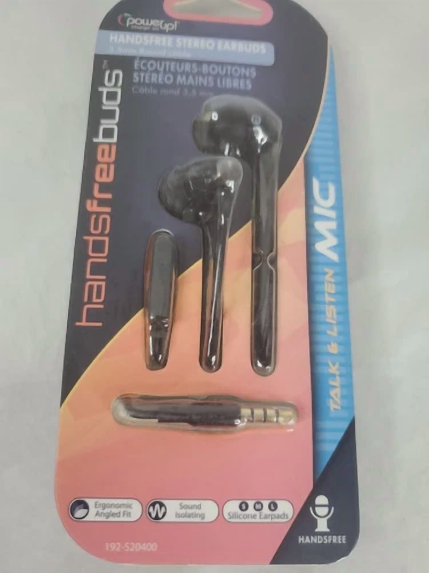 ELARA- New Power Up Hands Free Stereo Earbuds Ear - Walmart.com