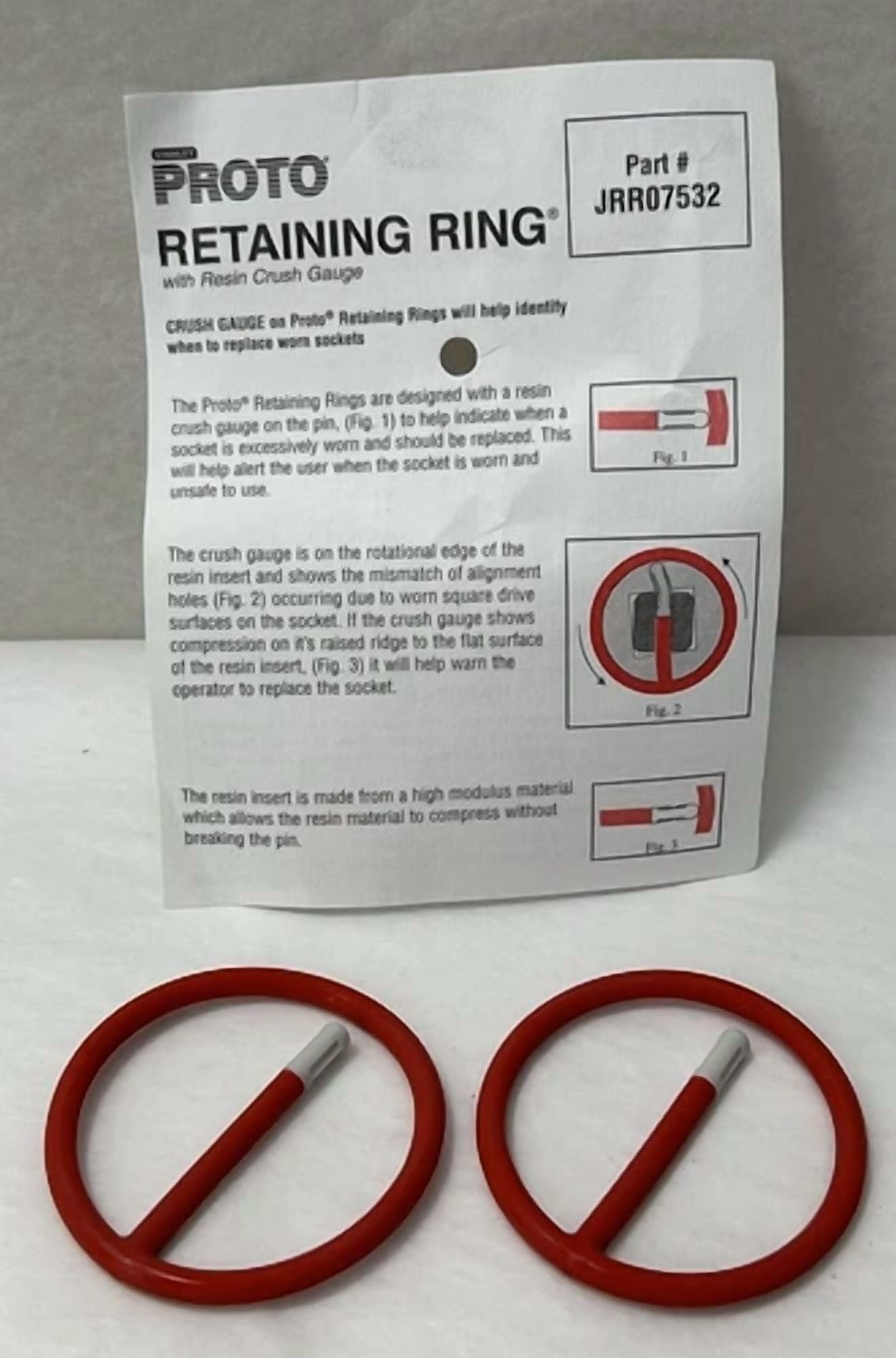 ELARA- New Proto Jrr07532 Impact Socket Retaining Ring 2" Id 10H828 2 ...