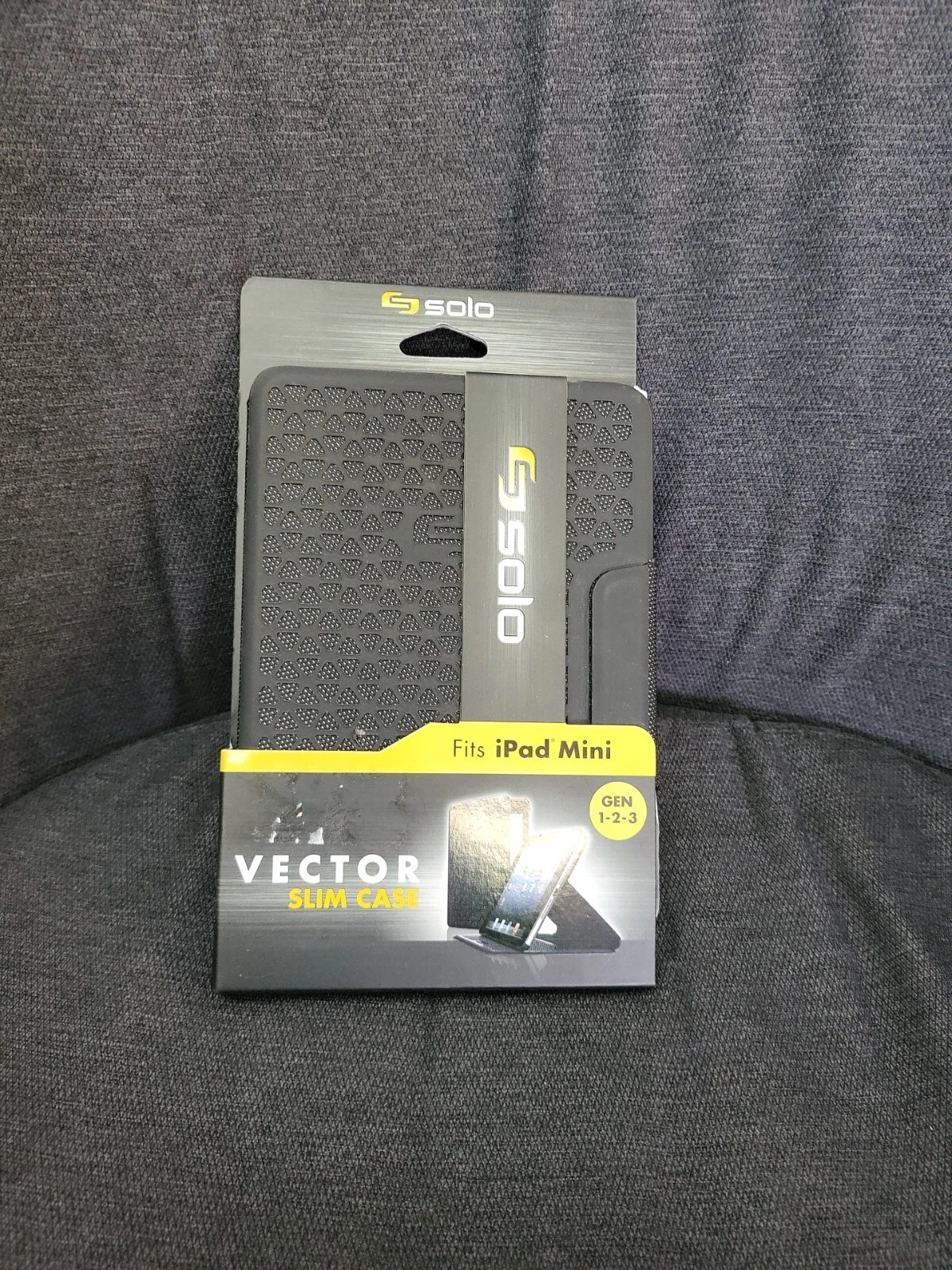 ELARA- Nip Solo Vector Slim Black Case Fits Ipad Mini Gen 1-2-3 ...