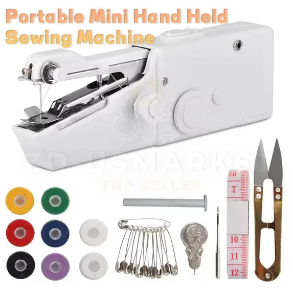 ELARA- ??Portable Smart Electric Tailor Stitch Handheld Sewing Mini ...