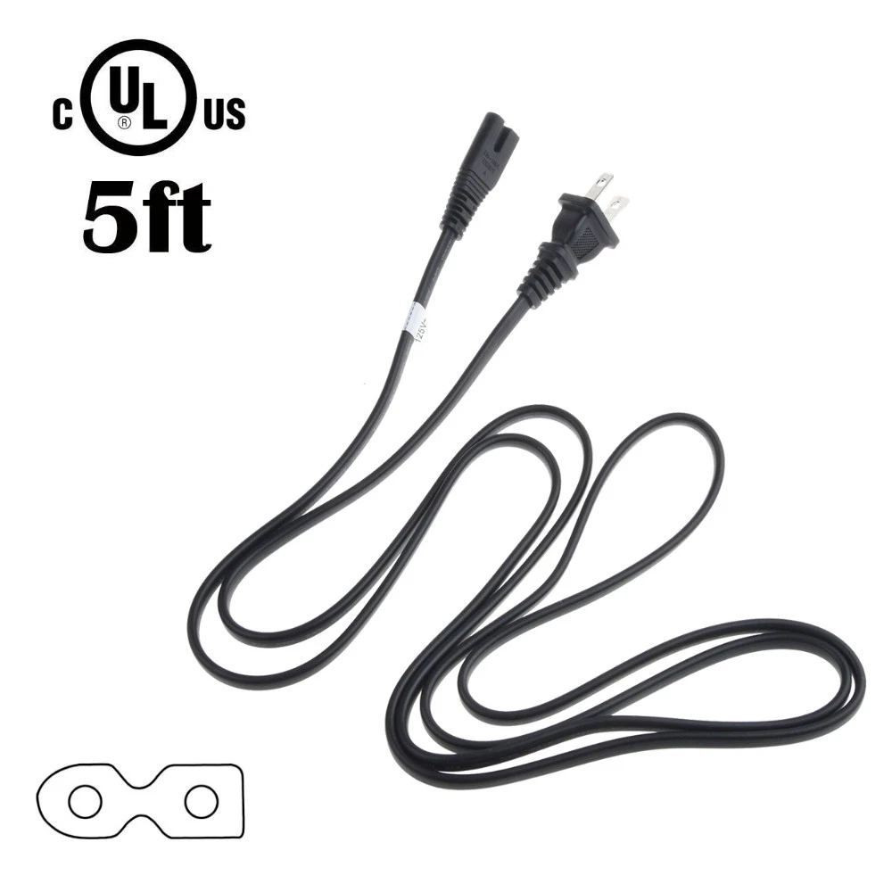 ELARA- Pwron 5Ft Ul Power Cord Cable Lead For Sony Dsr-Pdx10 Dsr-V10 Dvp-F21 Dvp-F41 - Walmart.com