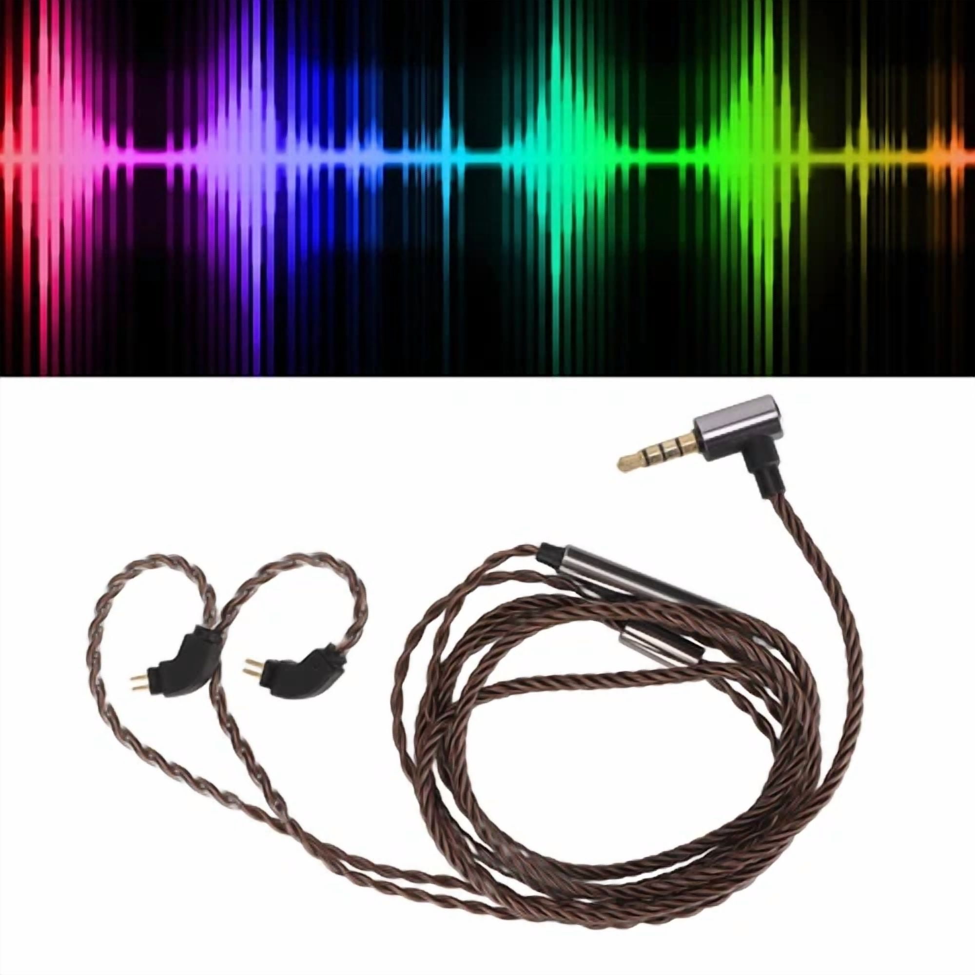ELARA- Replacement Earphone Cable With Mic Oxygen Free Copper Wire Long ...