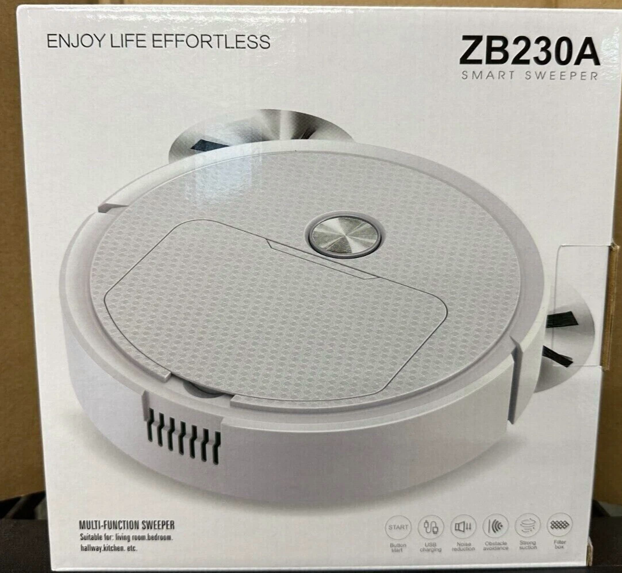 ELARA- Smart Sweeper Zb230A: Multi-Functional Robot Sweeper - White ...