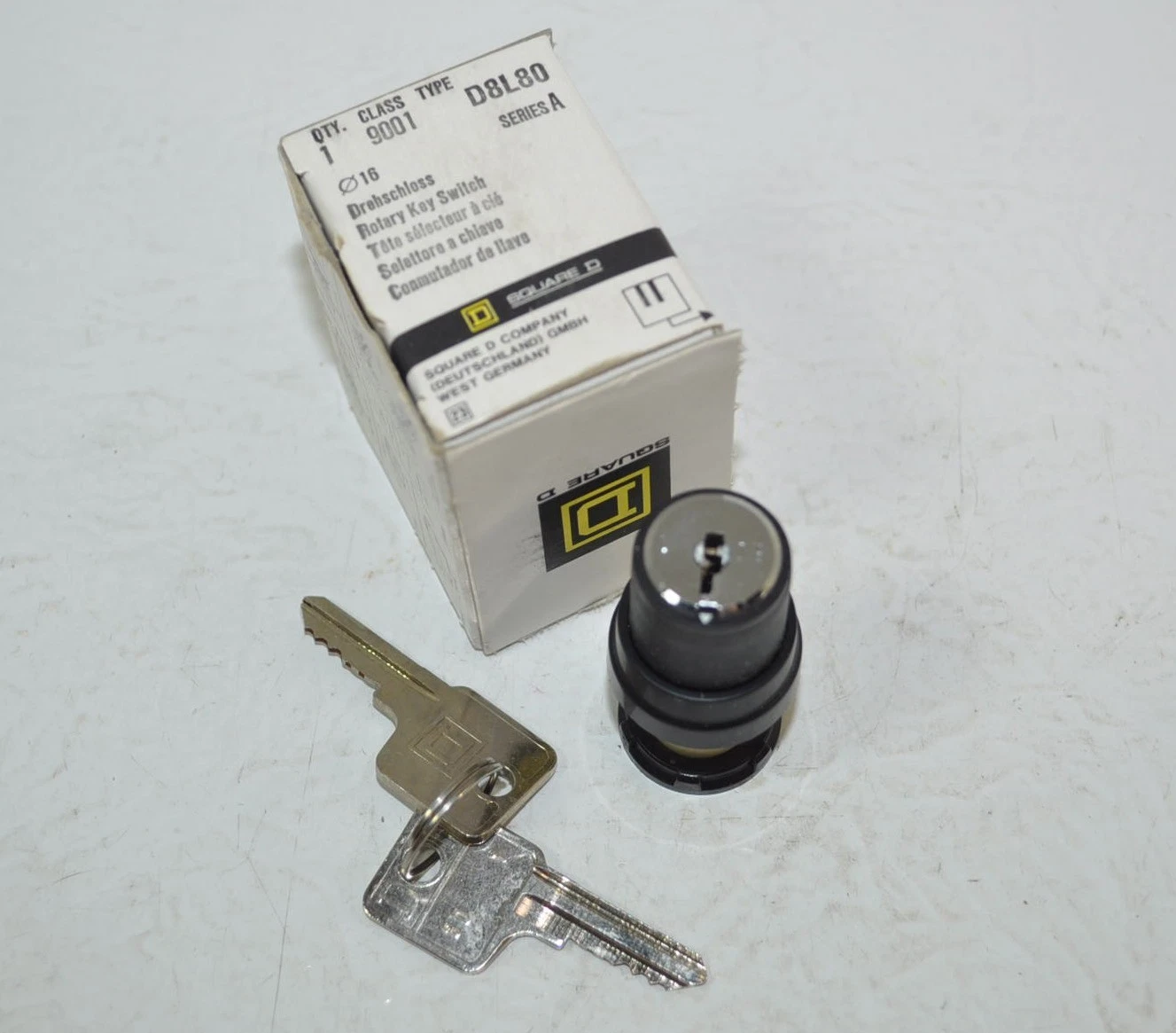 ELARA- Square D Rotary Key Switch Model# D8L80 - Walmart.com
