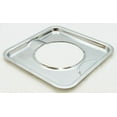 ELARA- Stanco 7.75" X 7.75" Chrome Square Gas Range Drip Pan, 900S - Walmart.com