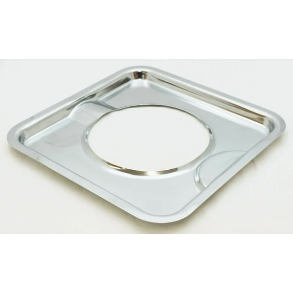 ELARA- Stanco 7.75" X 7.75" Chrome Square Gas Range Drip Pan, 900S - Walmart.com
