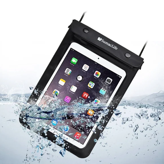 ELARA- Tablet Waterproof Pouch Dry Bag Case For Ipad Mini 7 A17 Pro/8 ...