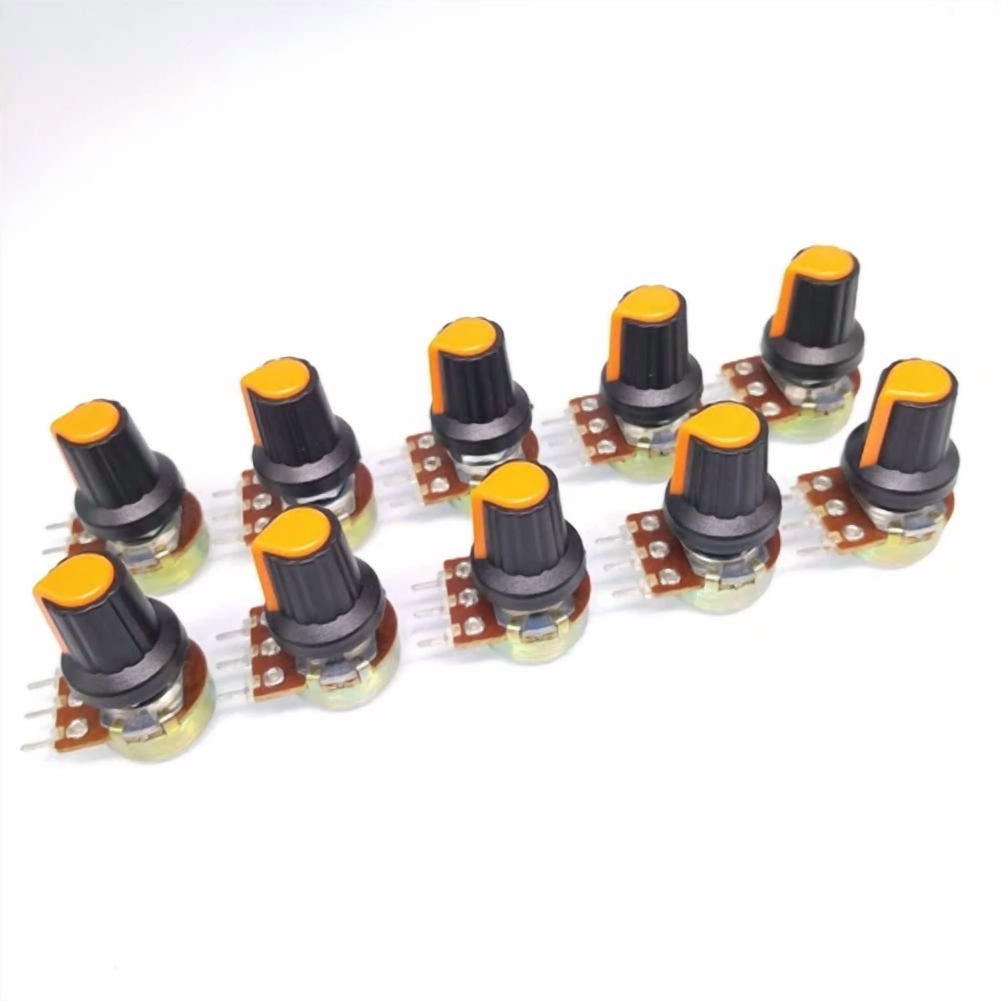 ELARA- Us Stock 10 Units 1M B1M Ohm Linear Taper Rotary Potentiometer ...