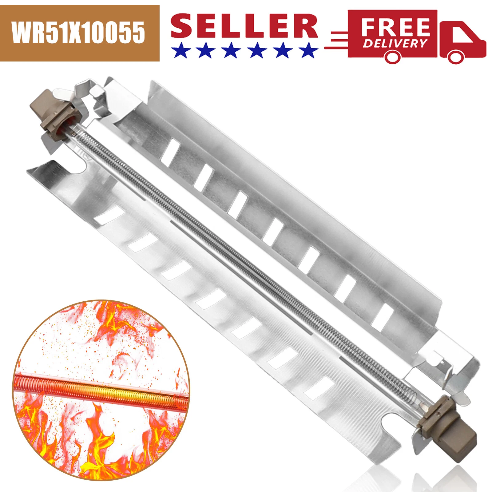 ELARA- Wr51X10055 Refrigerator Defrost Heater Assembly For General ...
