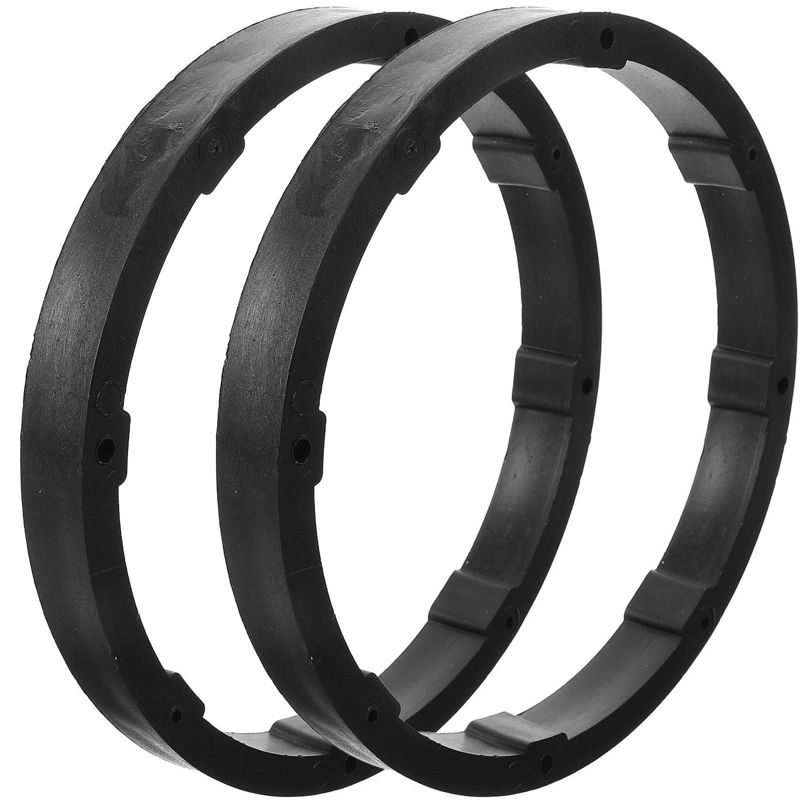 ELAYARD 1 Pair Car Door Speaker Spacers Black Plastic Replacement Aid ...