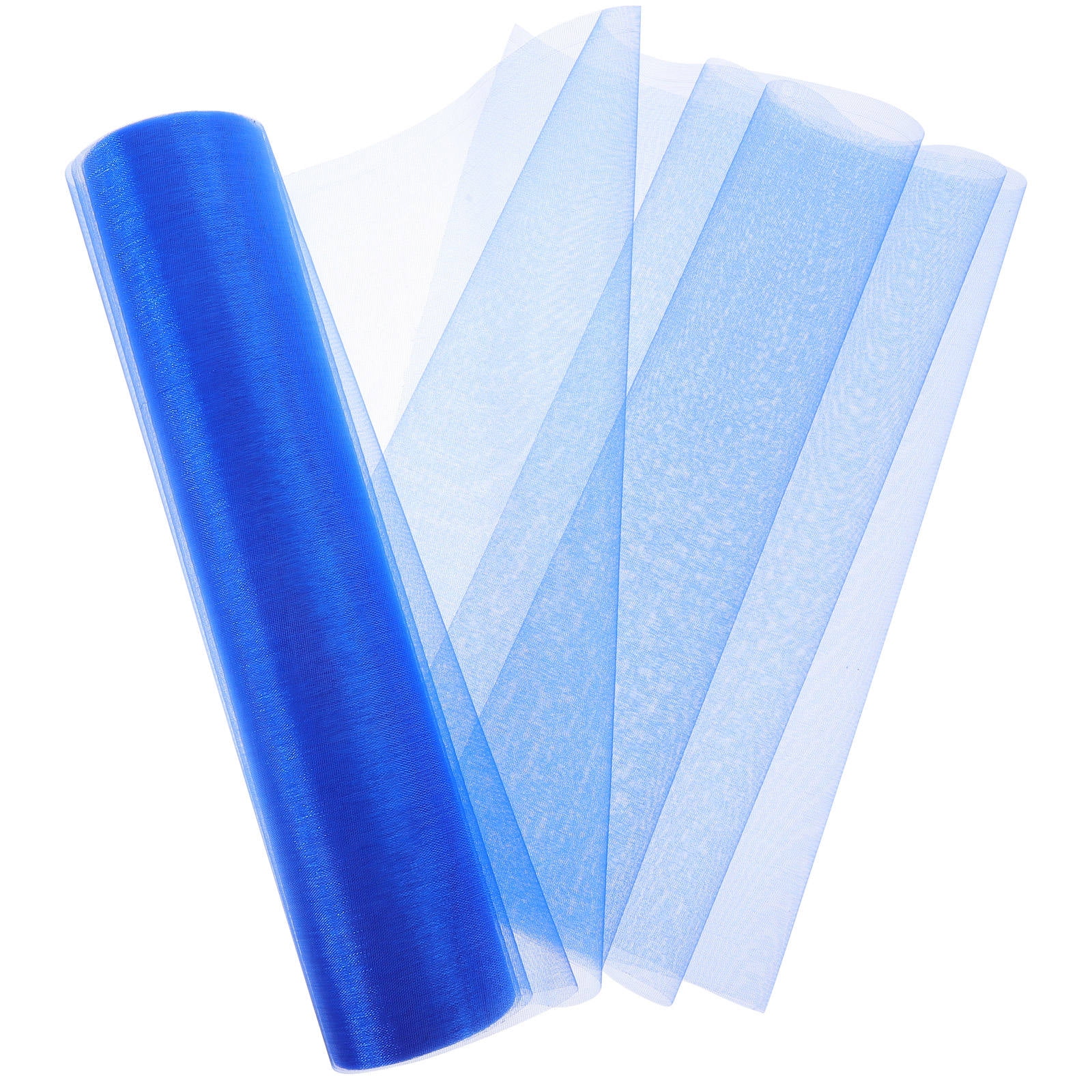 ELAYARD Diy Tulle Ribbon Organza Blue 1 Roll for Belts - Walmart.com