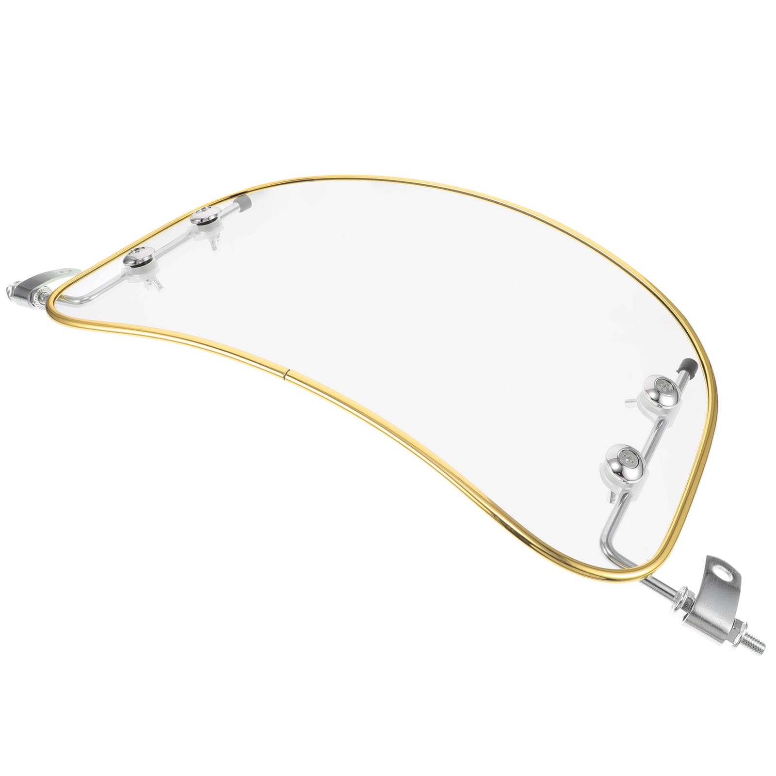 ELAYARD 1 Set Bicycle Front Windshield Gold Edge Iron Rain Protection ...