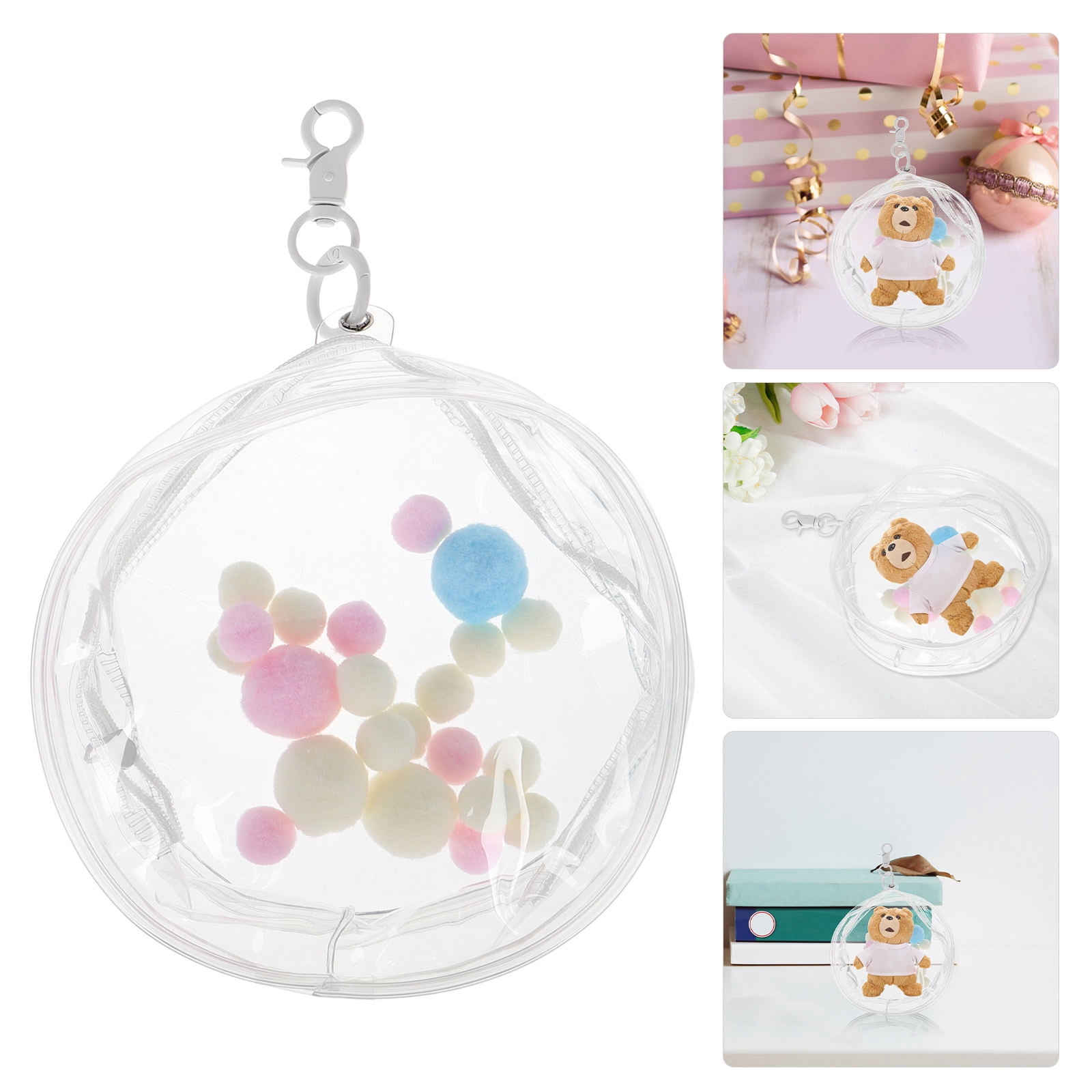 ELAYARD 1 Set Clear Display Case for Dolls and Figures with Transparent ...