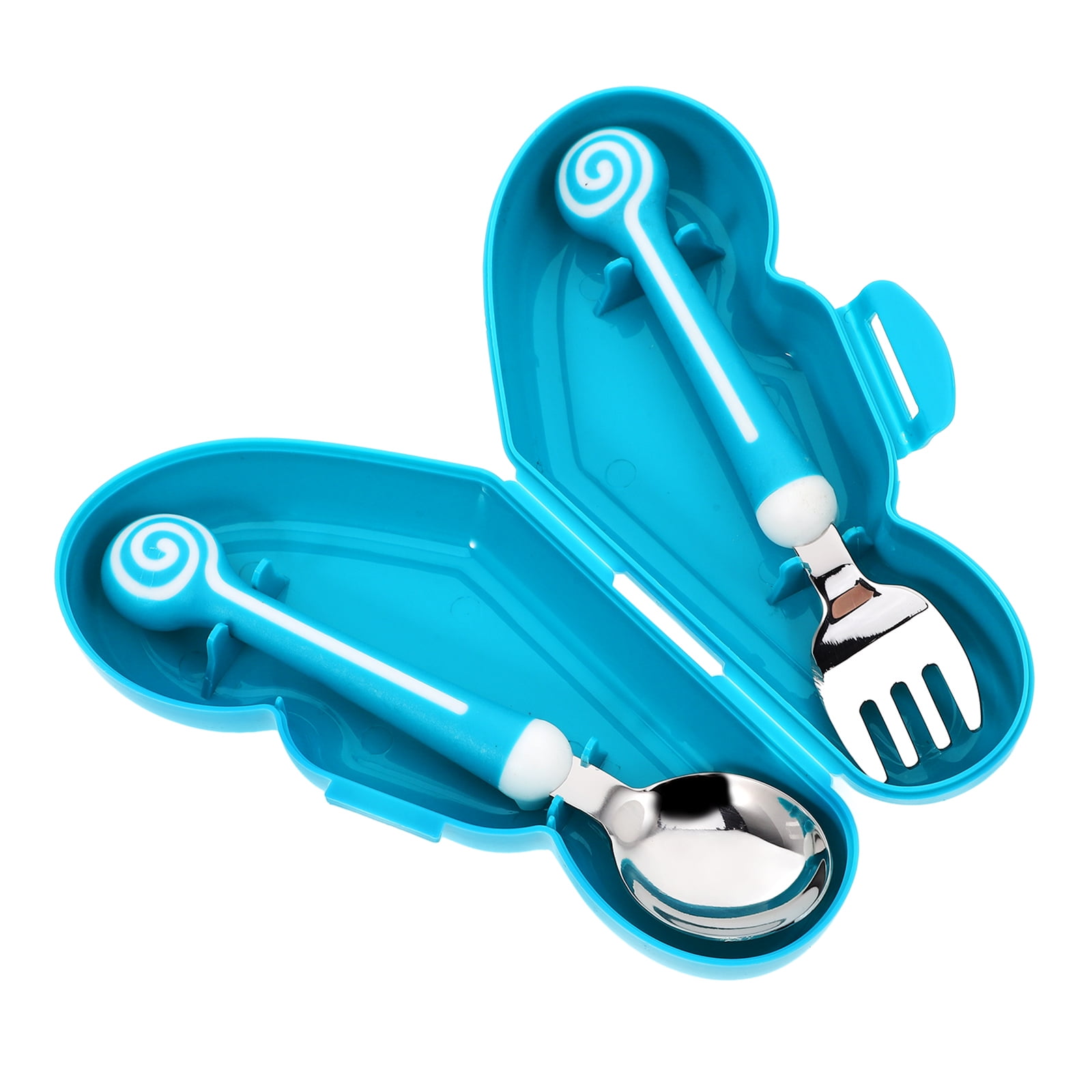 ELAYARD 1 Set Kids Fork And Spoon Set 316 Stainless Steel With Case For ...