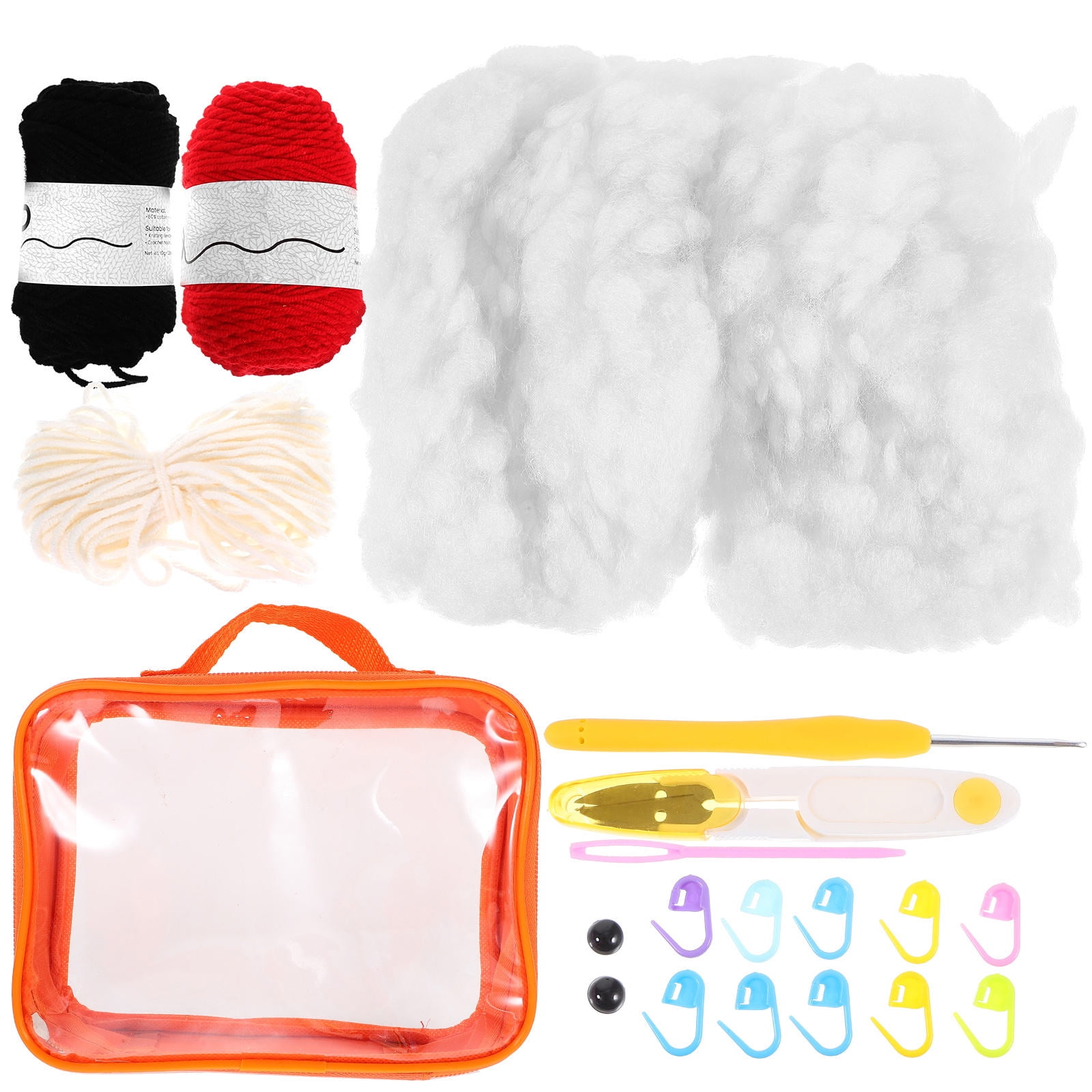 ELAYARD 1 Set of Crochet Beetle Materials Assorted Color Craft Kit for ...