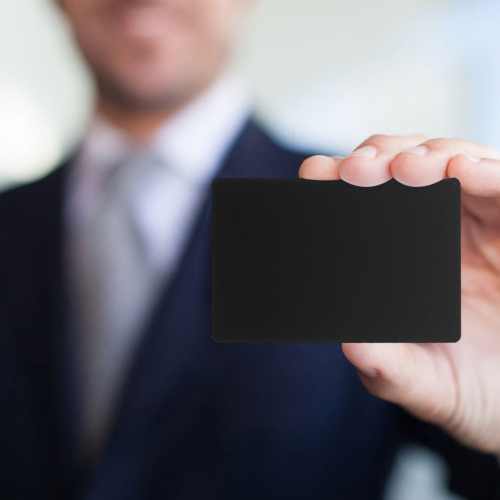 ELAYARD 100Pcs Aluminum Business Cards for Engraving Metal Name Cards ...