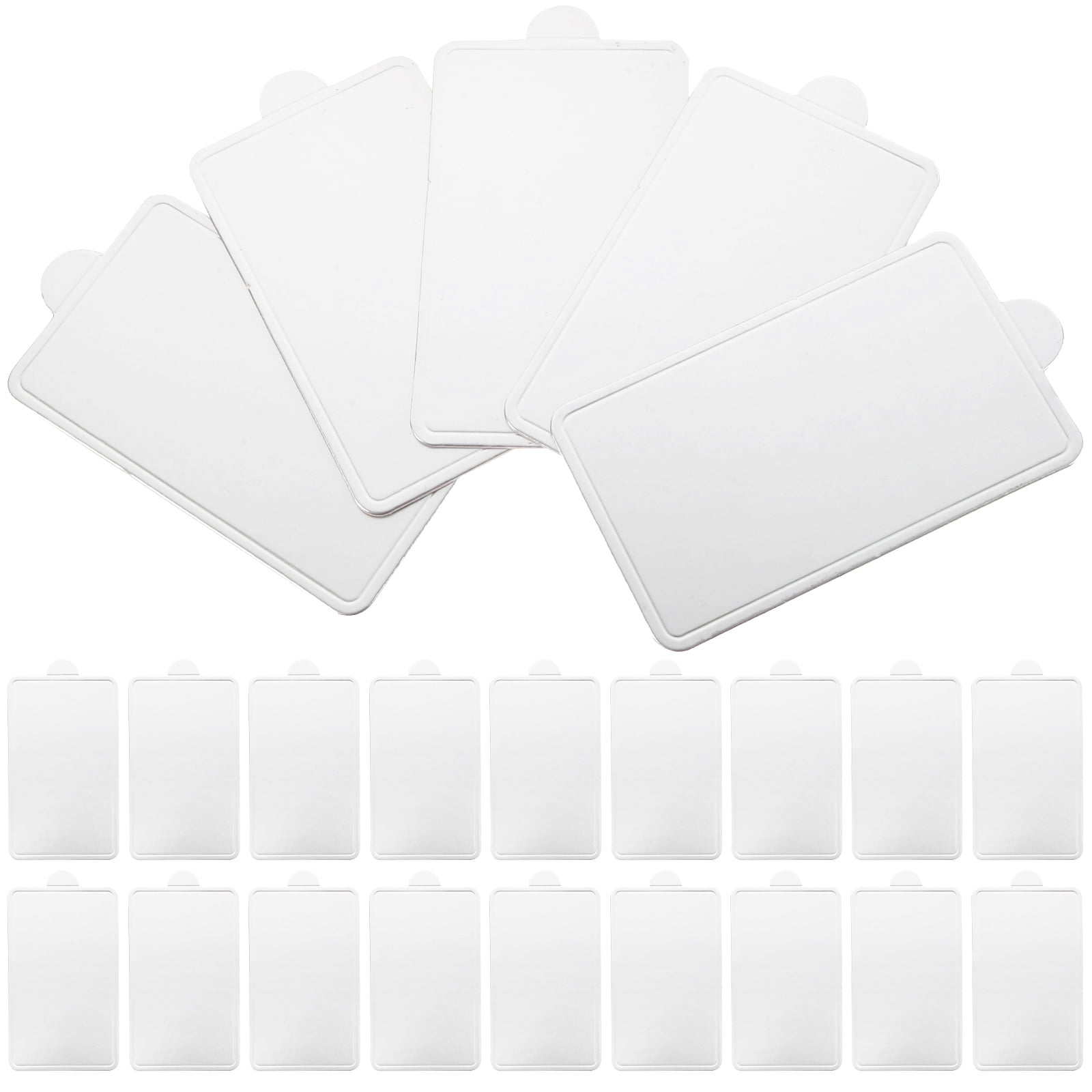 ELAYARD 100Pcs Mousse Cake Boards Paper Cupcake Dessert Displays Tray ...