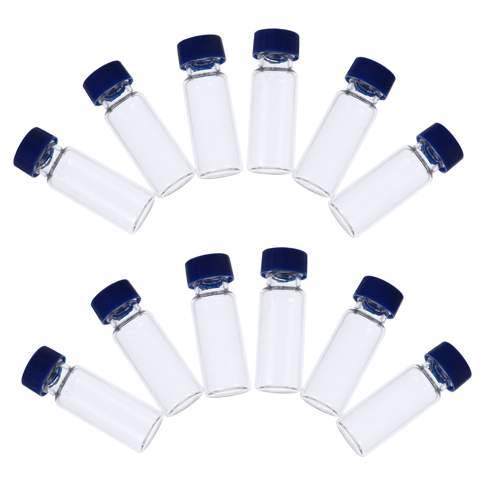 ELAYARD Glass Sampling Vial Transparent for Laboratory with ...