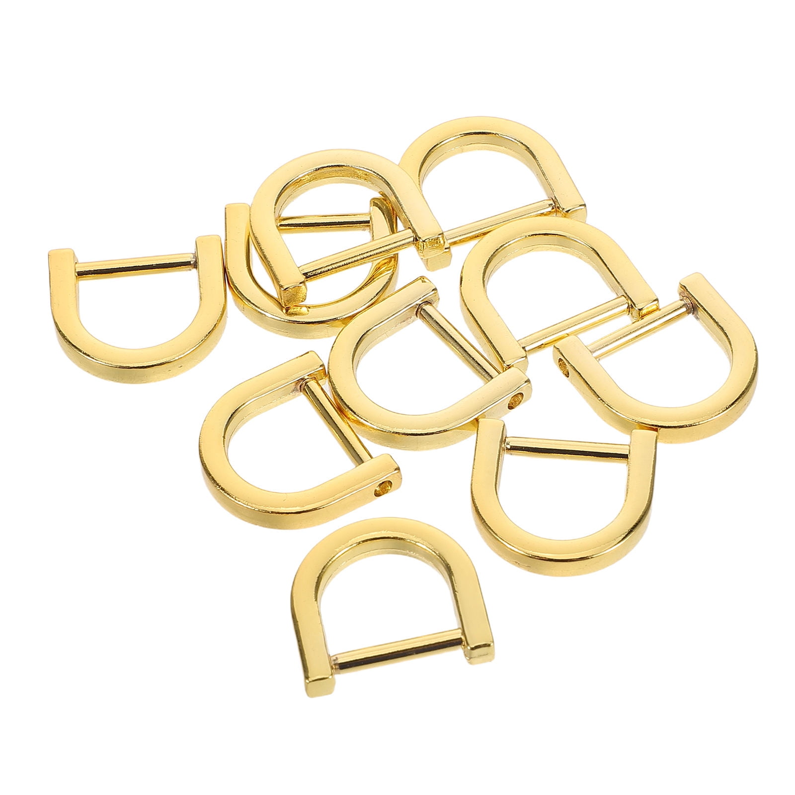 ELAYARD Golden Zinc Alloy D-Shaped Buckle for DIY Purse Making Hardware - Walmart.com
