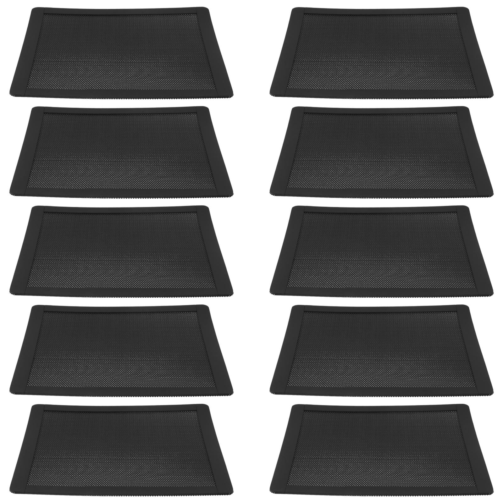 ELAYARD 10Pcs PC Dust Cover PVC Black Filter Cover For Computer ...