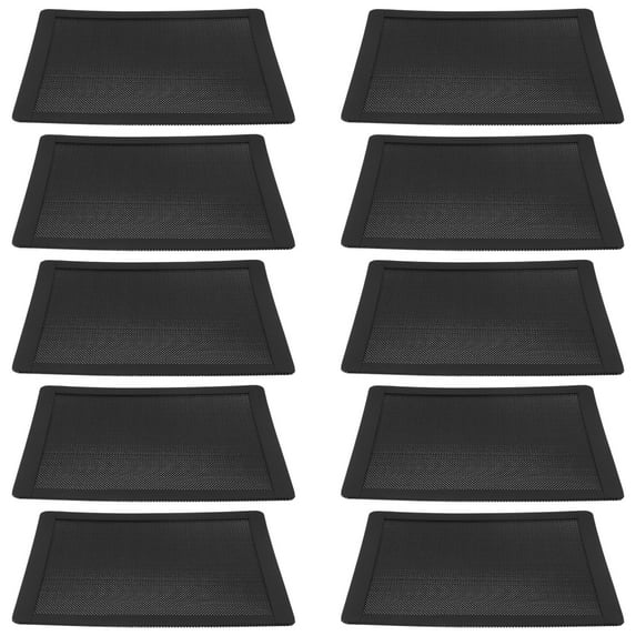 ELAYARD 10Pcs PC Dust Cover PVC Black Filter Cover For Computer ...