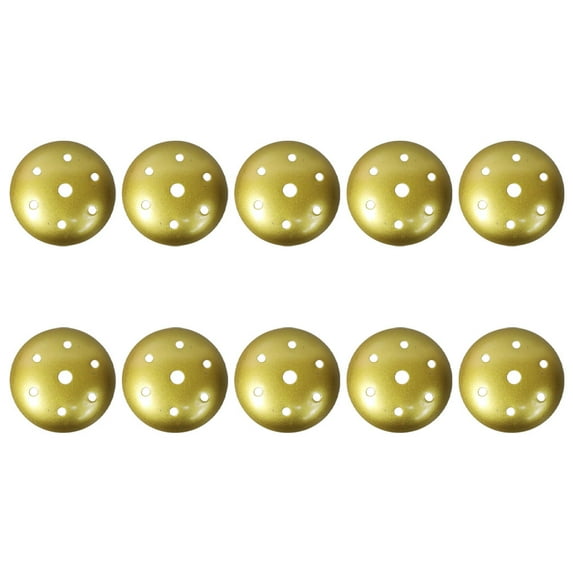 ELAYARD 10Pcs Round Golden Ceiling Lamp Metal Base with Middle Hole for ...