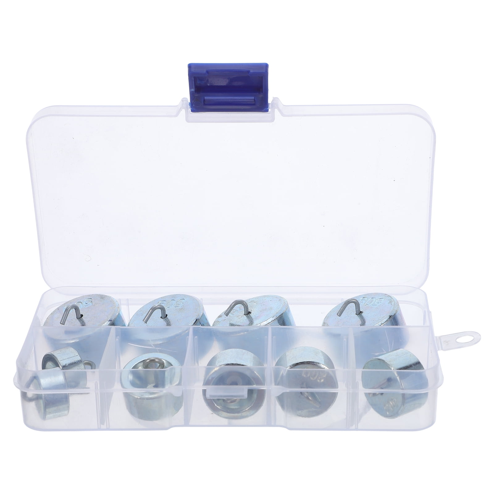 ELAYARD High Precision Lab Weight Set Silver Chrome-Plated Iron Hooked ...