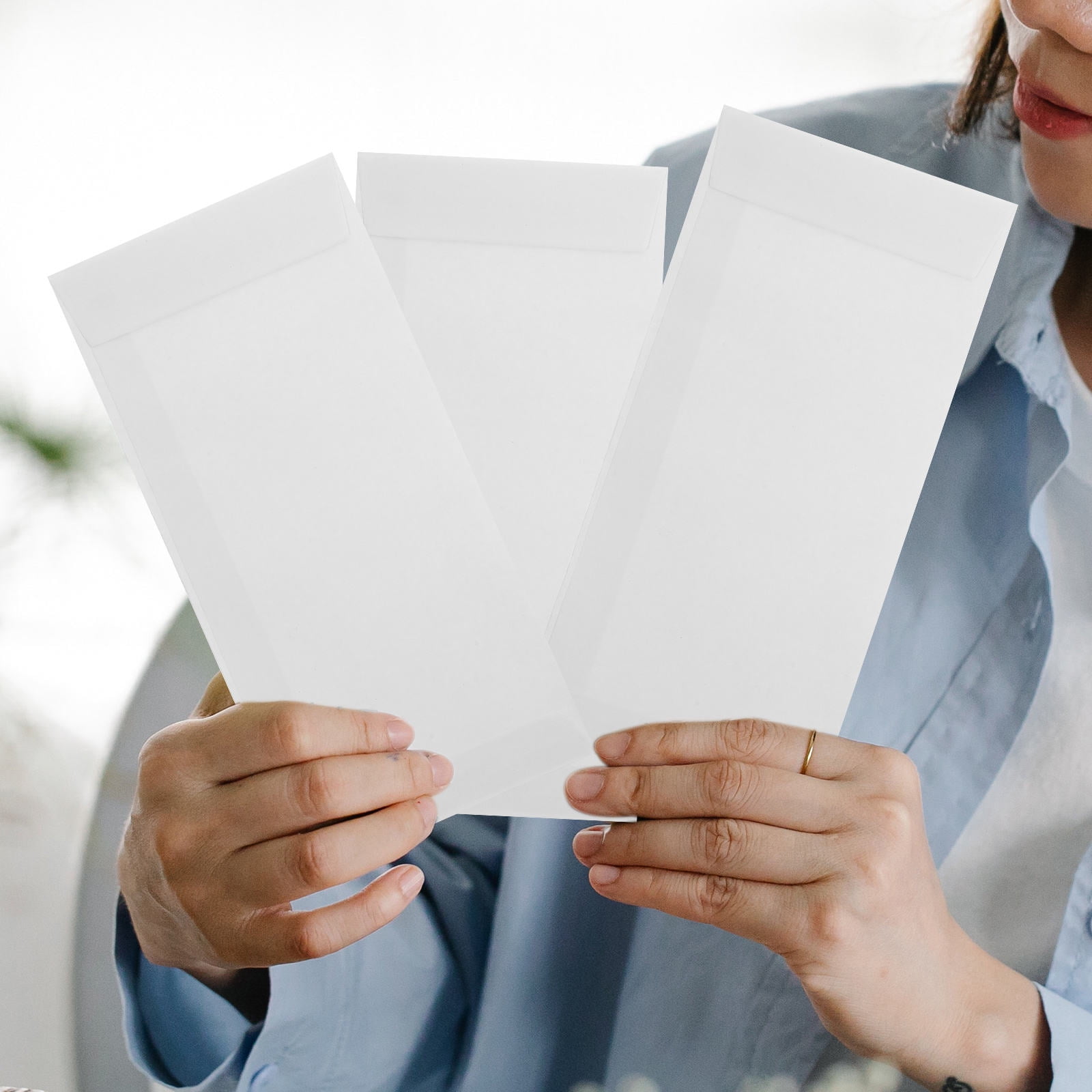 ELAYARD Self Sealing Envelopes 120Pcs Document Protection Travel Use ...