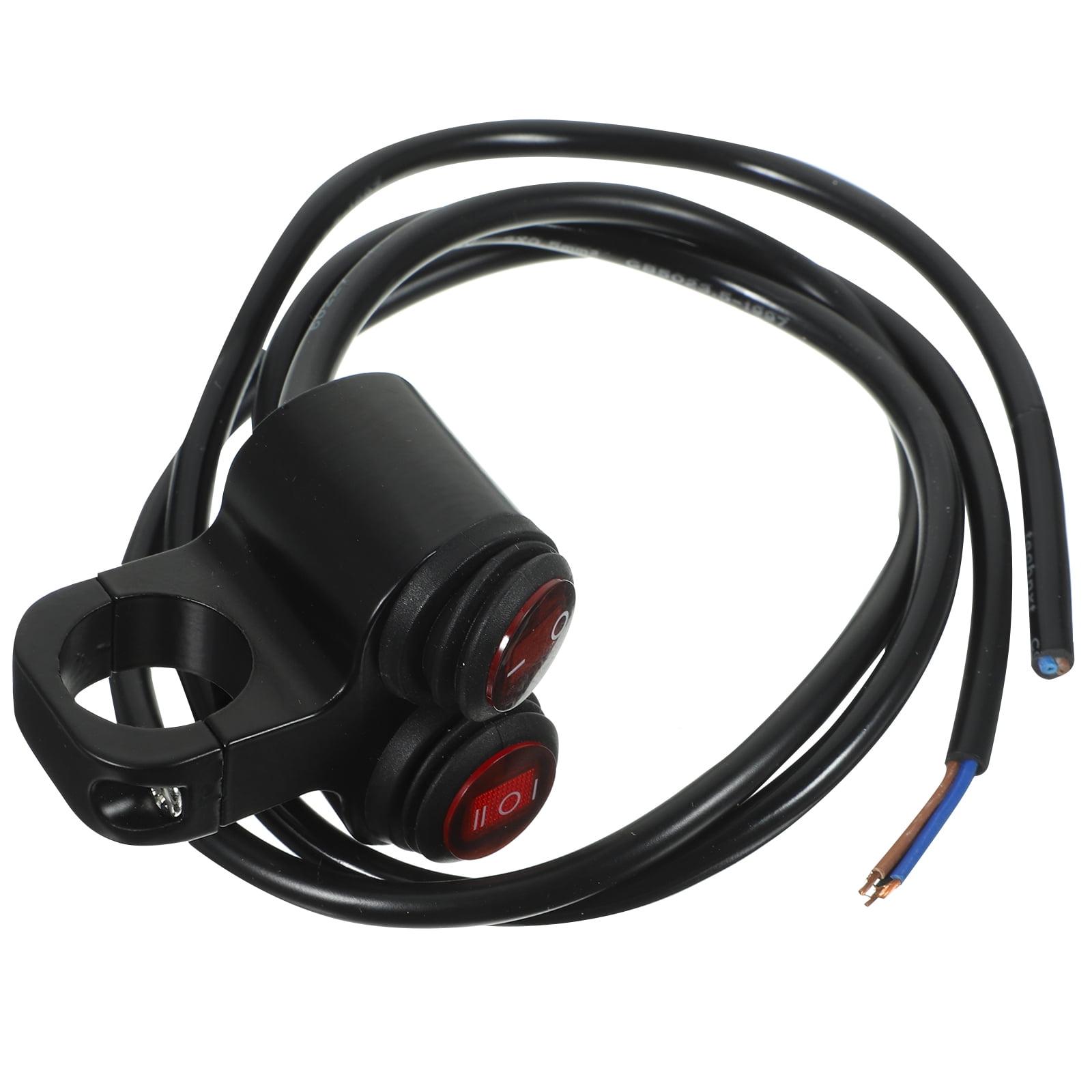 ELAYARD 12V Illuminated Motorcycle Handlebar Push Button Switch with ...