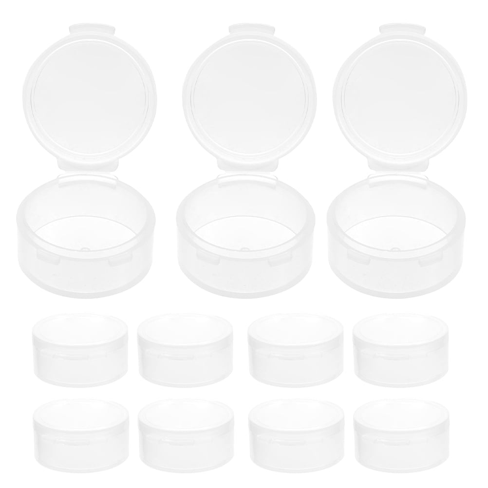ELAYARD 15-Pack Small Transparent Plastic Earplug Containers, Multi ...
