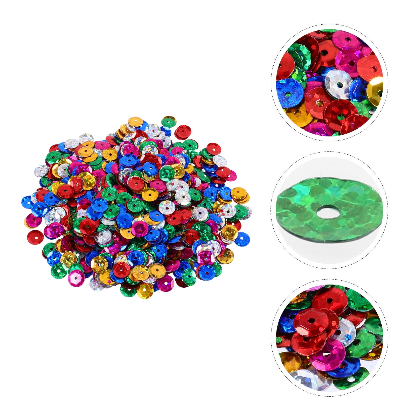 ELAYARD 1Pack Assorted Color Plastic Square Sequins Diy Clothing Decor ...