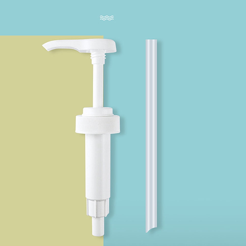 ELAYARD Press Pump Head White 1Pcs 38.5x0.8x0.4in Food Grade PP ...