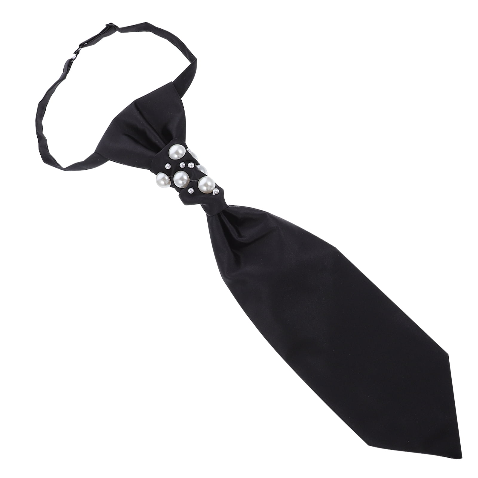 ELAYARD 1Pack Black Pearl Decorated Ties For Men Wedding And Office ...