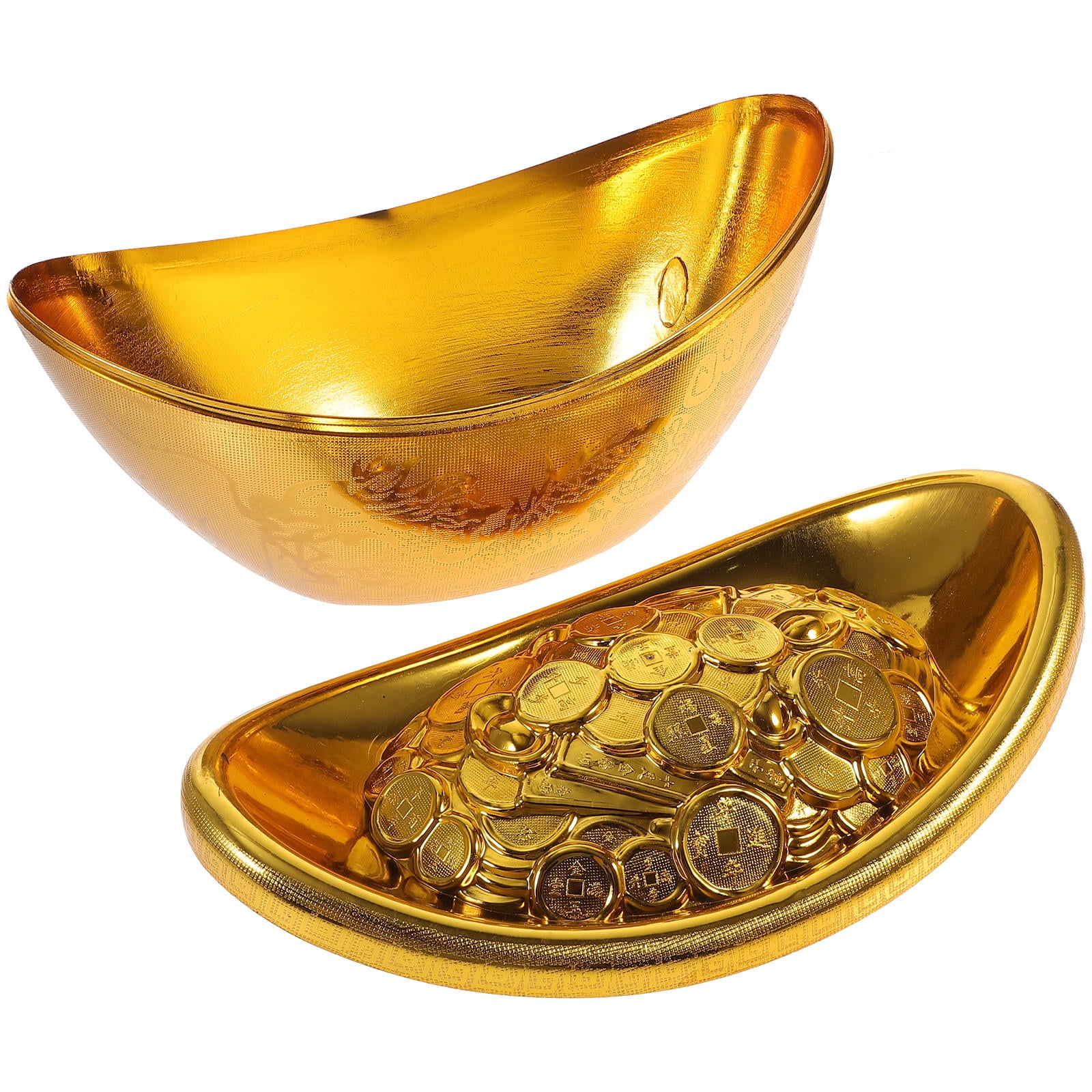 ELAYARD 1Pack Ingot Candy Golden Storage Box for Other Celebration ...