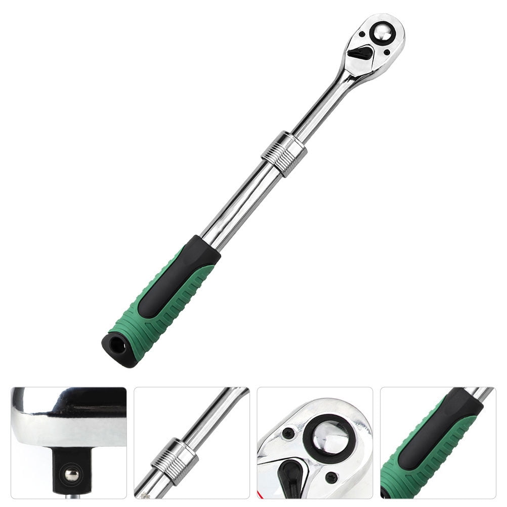 ELAYARD 1Pc Stretchable Steel Ratchet Wrench with Comfortable Handle ...