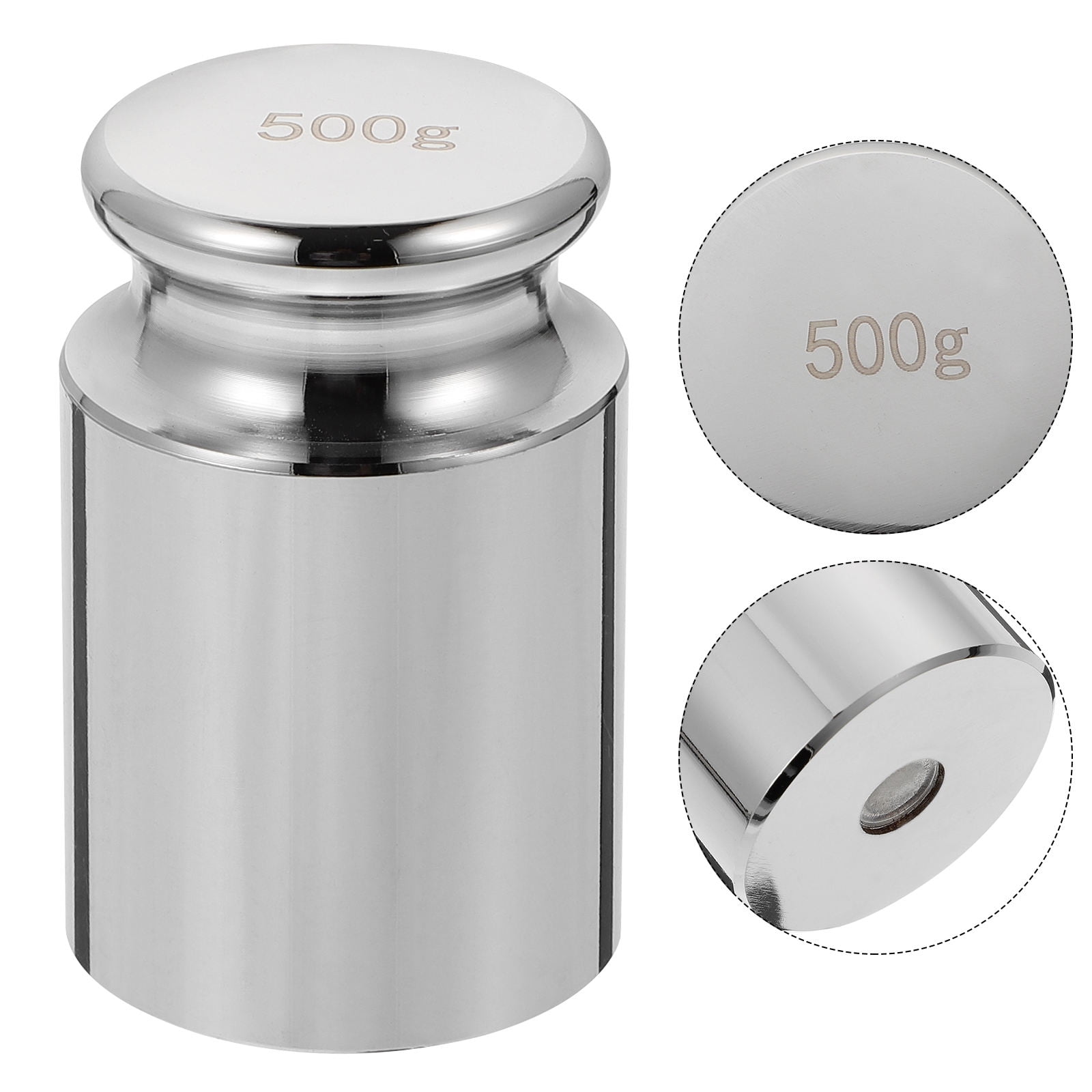 ELAYARD 1Pc Weighted Tool for Lab Calibration Weight Silver Chrome ...